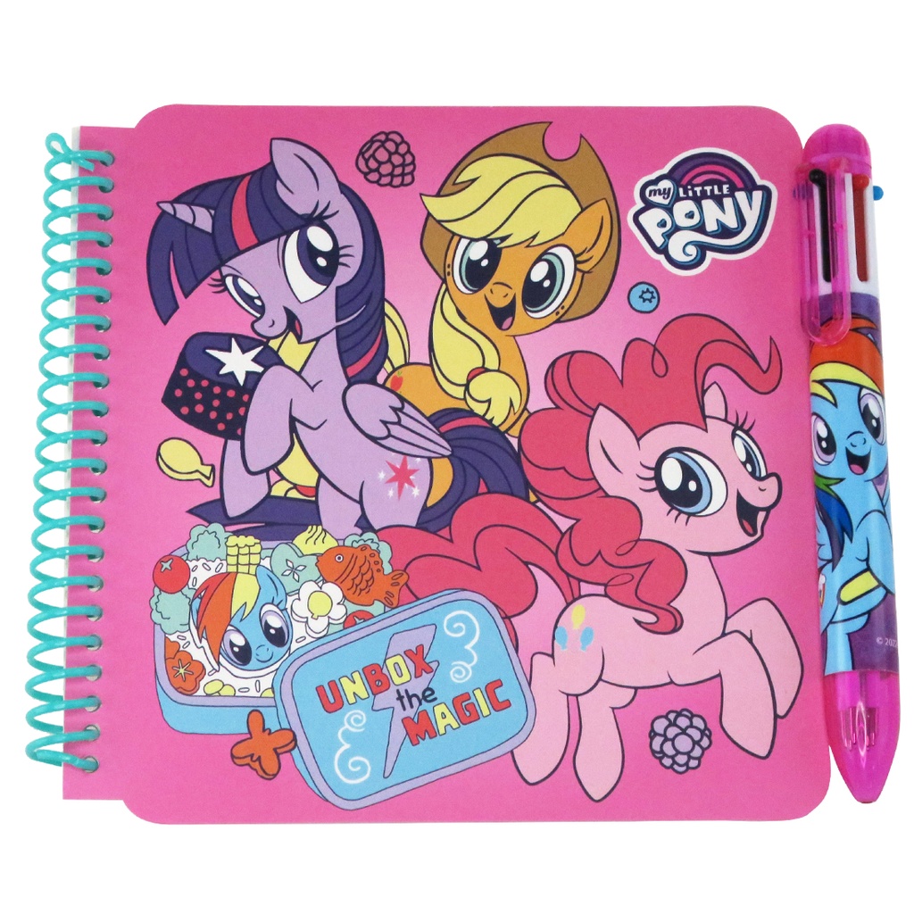 My Little Pony Popcorn Notebook With Ball Pen Set | Shopee Malaysia
