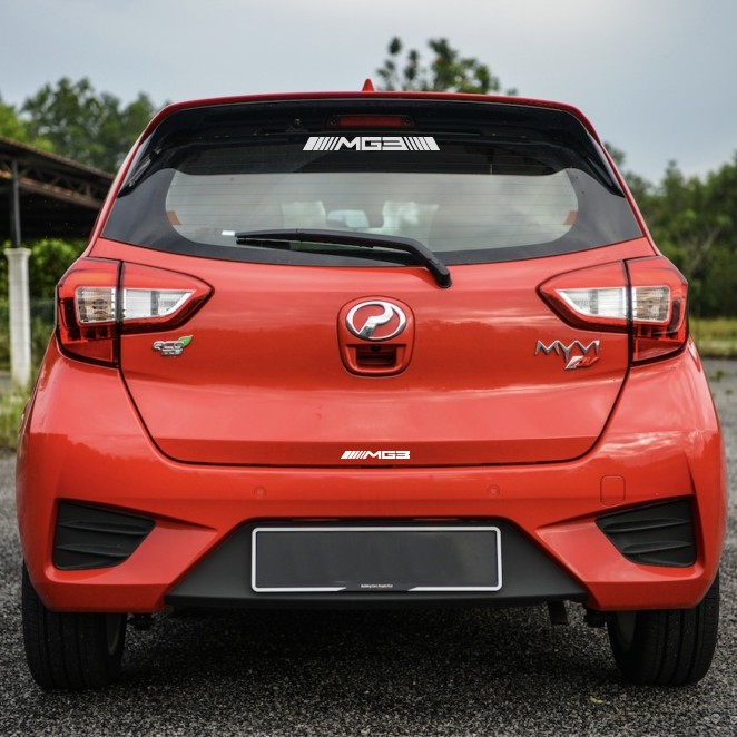 Car Sticker MG3 Myvi 3rd Generation Decal Stiker kereta Perodua Myvi ...