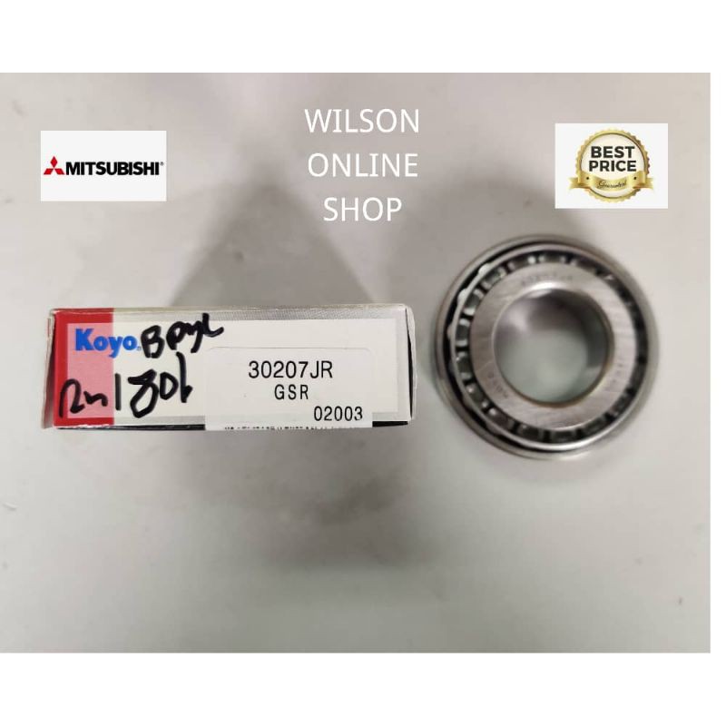 Koyo Japan 30207JR/30210JR Front Wheel Bearing Mitsubishi Canter FE639 ...