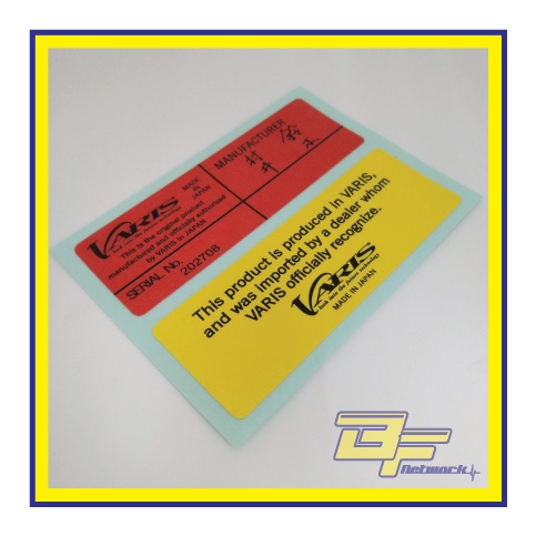 Sticker Varis Sticker Engine Hood Varis | Shopee Malaysia