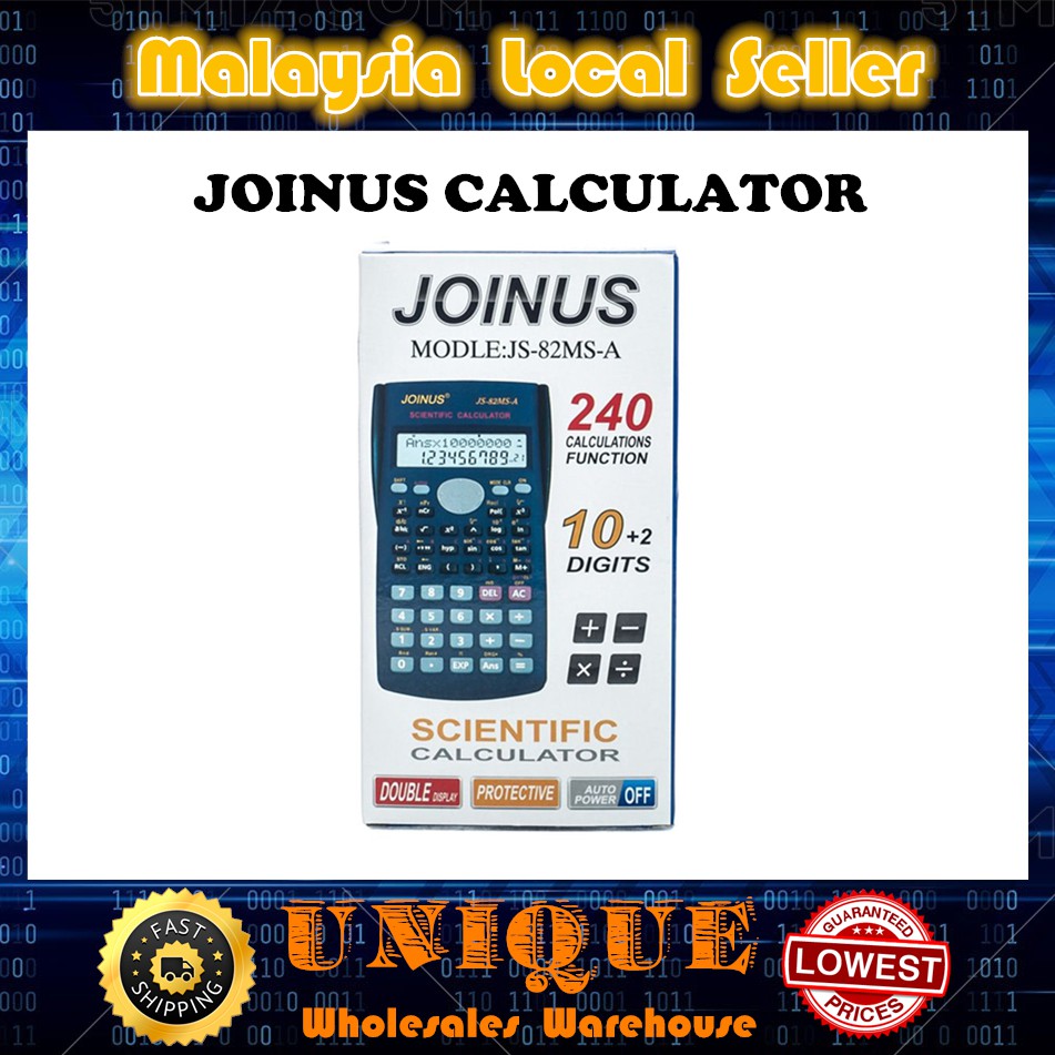 JoinUs Scientific Calculator 240 Calculations Function | Shopee Malaysia
