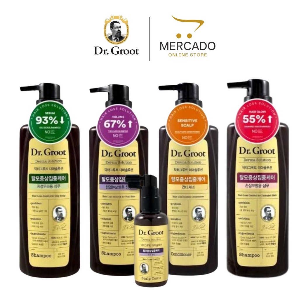 Dr.Groot Anti-Hair Loss Hair Shampoo / Conditioner / Tonic | Shopee ...