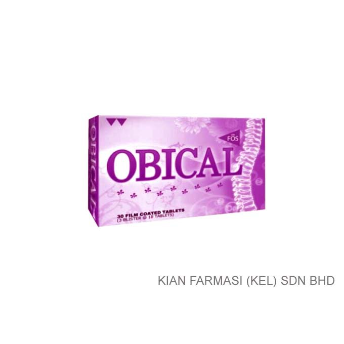 Obical 30s (Kalsium dan Vitam D3 untuk Kesihatan Tulang dan Gigi ...