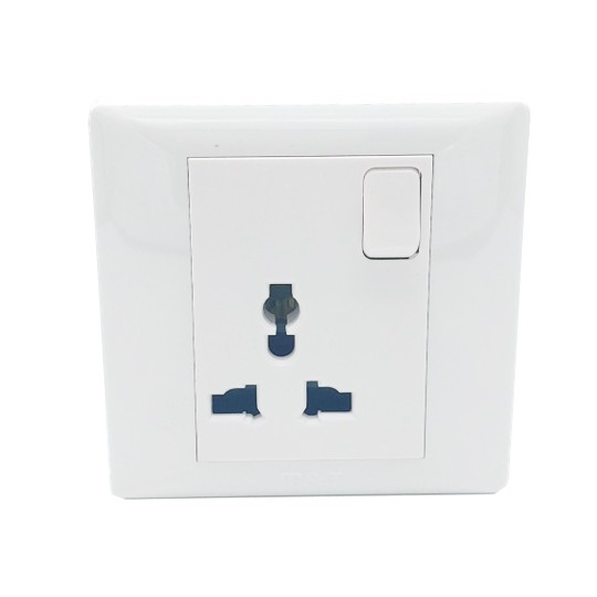 T&J Dazzle 1 Gang Universal Switch Socket (HB818S) | Shopee Malaysia