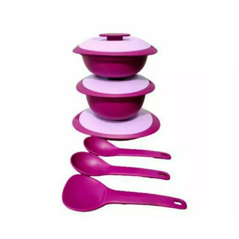 TUPPERWARE PETITE SWEET BERRIES 3 PCS *SET INI TIADA PINGGAN/TIADA ...