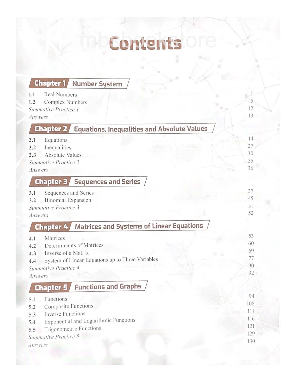 Matriculation Mathematics (Science) SM015 Semester 1 (Ilmu Bakti) Sesi ...