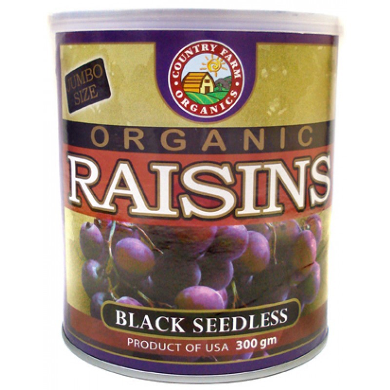 Organic Black Seedless Raisins (300g) | Shopee Malaysia
