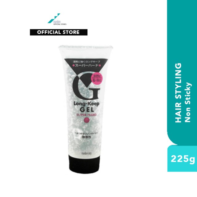 MANDOM Long-Keep Gel Super Hard 225g (mens hair gel, hair gel hair ...