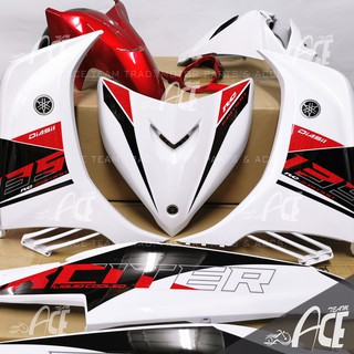 Coverset LC135 V2 V3 V4 Exciter RC2020 White Yamaha LC V2 LC V3 LC V4 ...