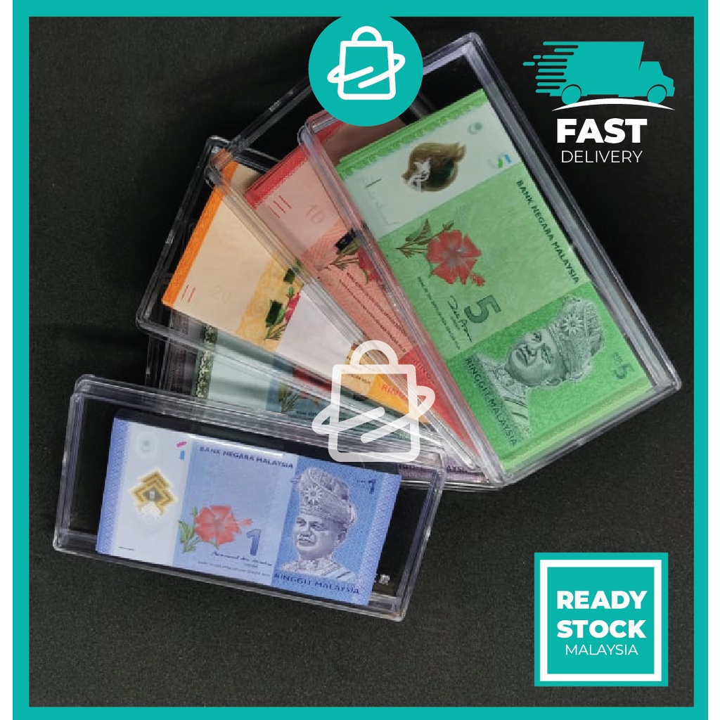 Banknote Box Cover Stack Box clear case collection | Shopee Malaysia