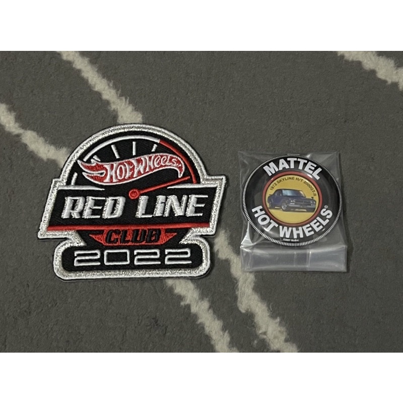 Hot Wheels Red Line Club RLC Membership 2022 Patch & Button | Shopee ...