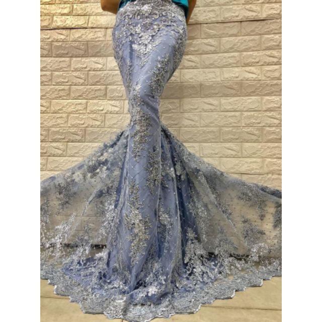 Lace Exclusive Biru Nila Ready stock! | Shopee Malaysia