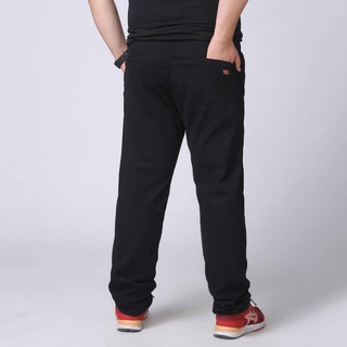 Seluar Slack Lelaki Saiz Besar Seluar Panjang Lelaki Cotton Hitam Khaki ...