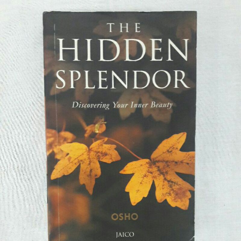 Osho - The Hidden Splendor English Book | Shopee Malaysia