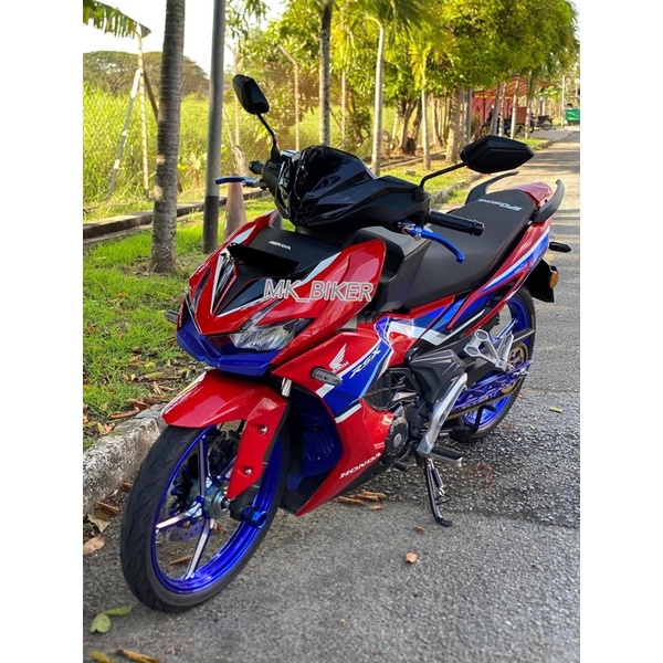 HONDA RSX150 WINGLET COVER CARBON WINGLET Honda RSX FRONT FAIRING ...