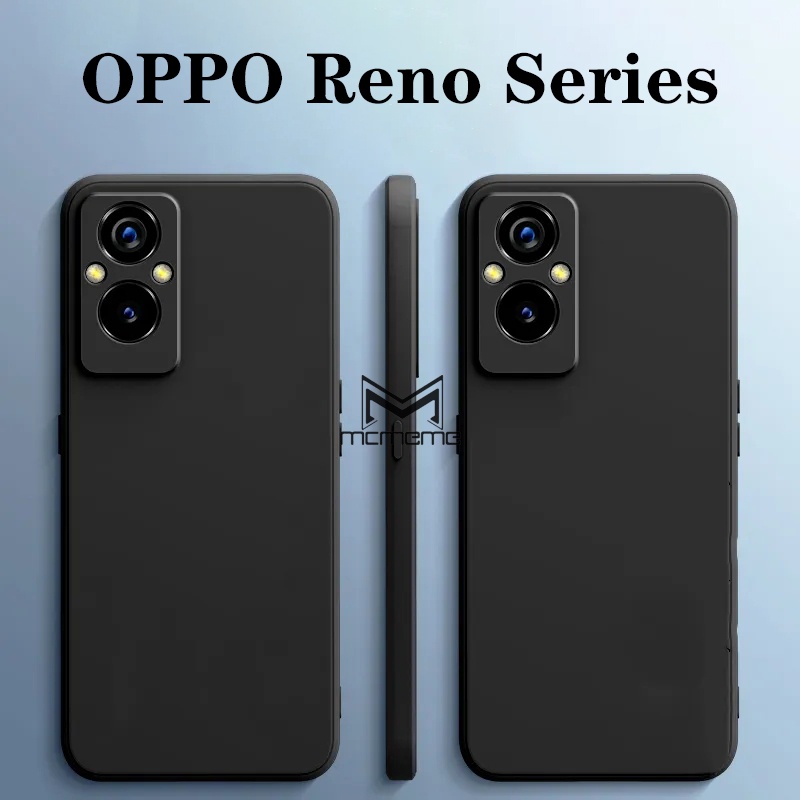 Square Liquid Silicone Case OPPO Reno 8T 8 5G 8Z 8 Pro 5G Luxury Solid ...