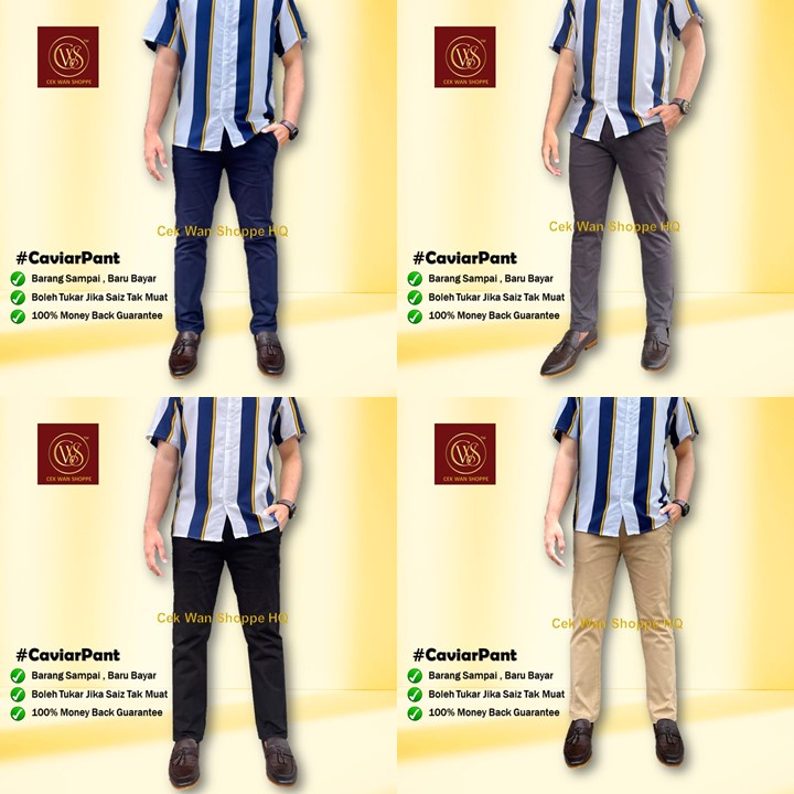 SLACK PANTS UNISEX (SLIM FIT) | Shopee Malaysia