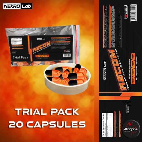 SARMS 4in1 RECOM TRIAL PACK (20 CAPSULES) Nekro Lab [LGD4033 + GW501516 ...