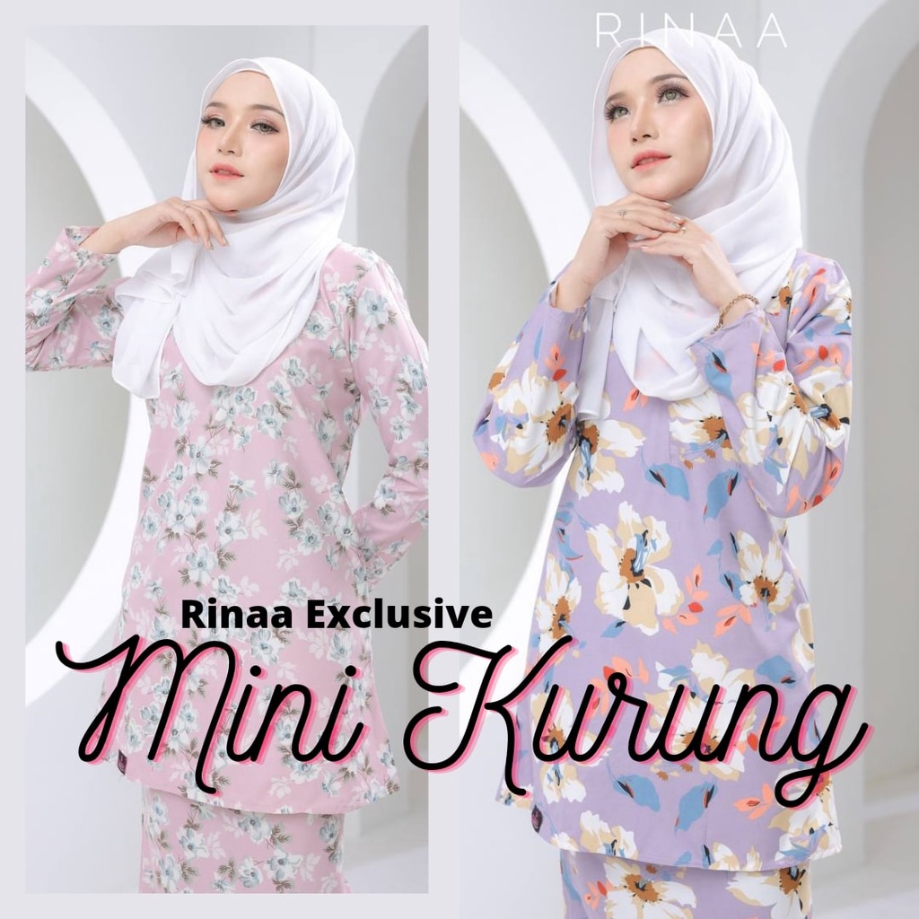 Baju Kurung/ Mini Kurung Edition by Rinaa Exclusive | Shopee Malaysia