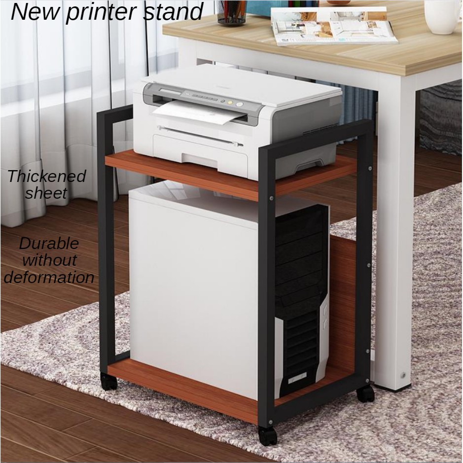 Home printer rack office multi-layer desktop computer mainframe bracket ...