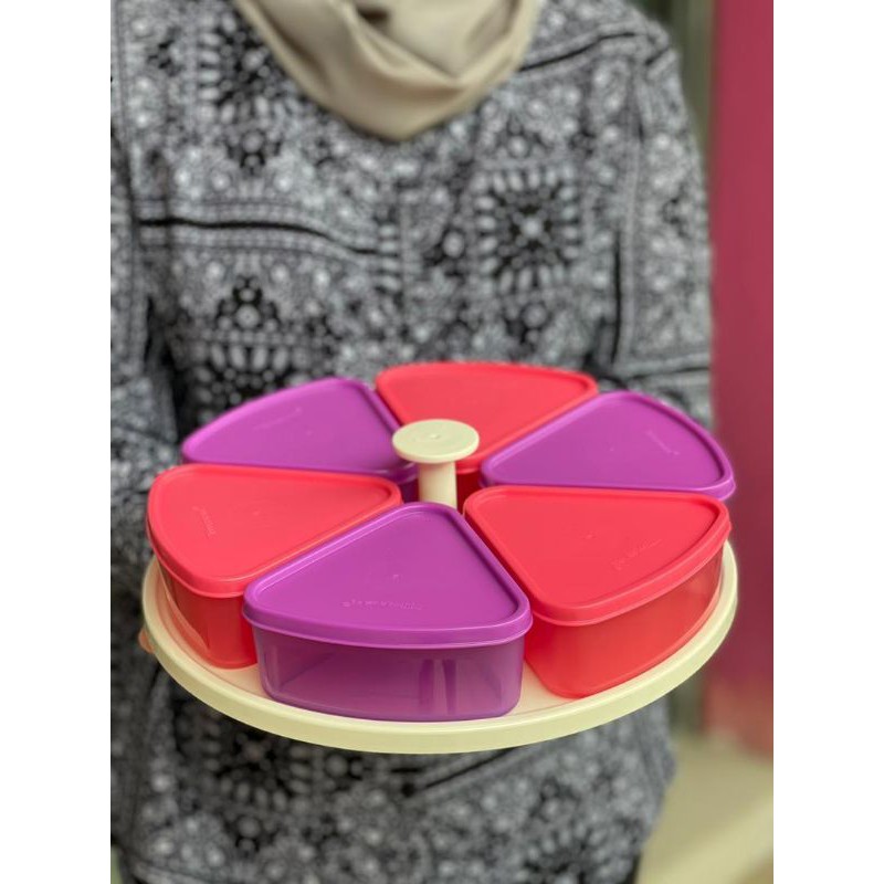 Tupperware Modular Carousel (Bekas Kuih Raya / Condiments) | Shopee ...