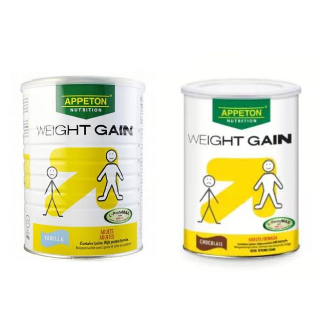Appeton Weight Gain Adult 900gm Halal Milk Powder Choc Vanilla | Shopee ...