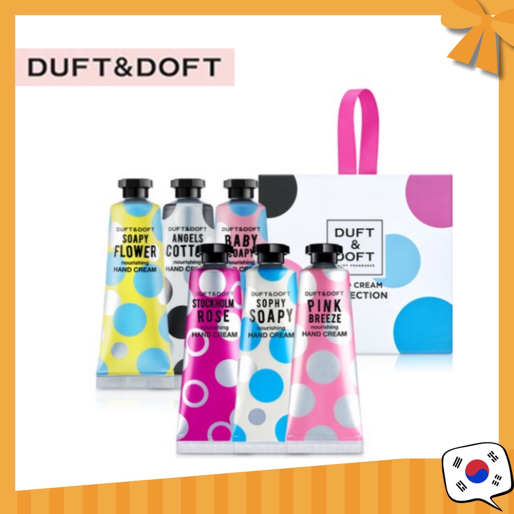 [DUFT&DOFT] Perfumed Hand Cream Collection, a Gift Set of 25ml x 6 ...