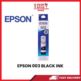 EPSON 003 C13T00V100 V100 L3110 65ML BLACK INK | Shopee Malaysia