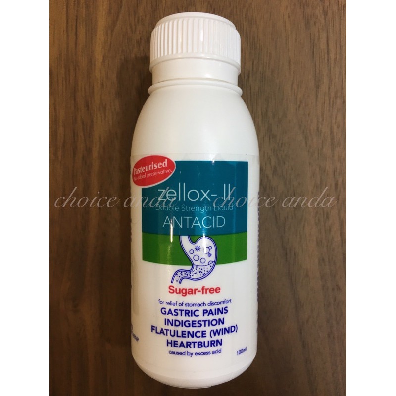 (( Expiry Date 09/25 )) Zellox-II Double Strength Liquid ANTACID (100ml ...