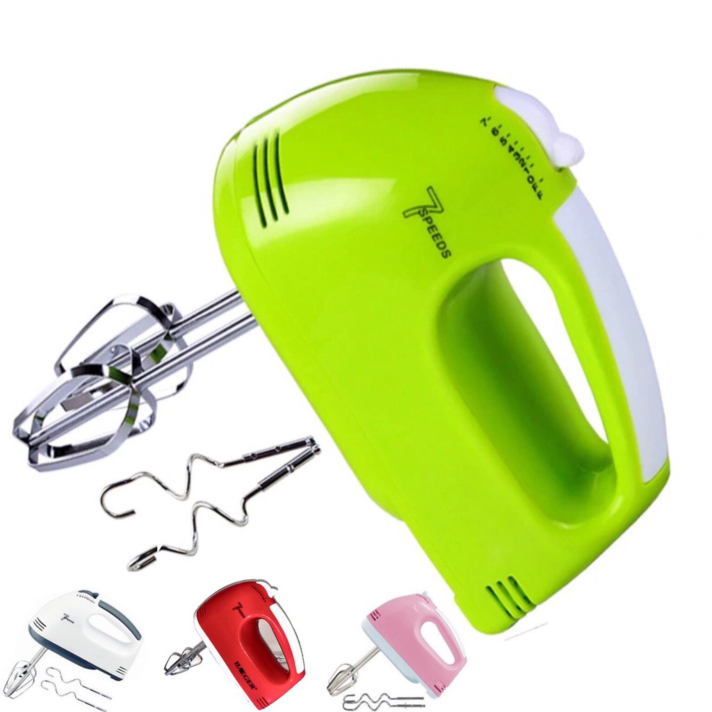 Portable Hand Mixer 7 Speed Mixing Baking and Cooking Mixer | Shopee ...