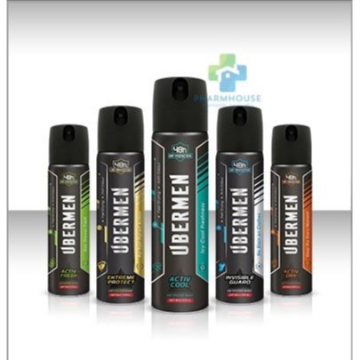 UBERMAN ANTIPERSPIRANT BODY SPRAY 150ML | Shopee Malaysia