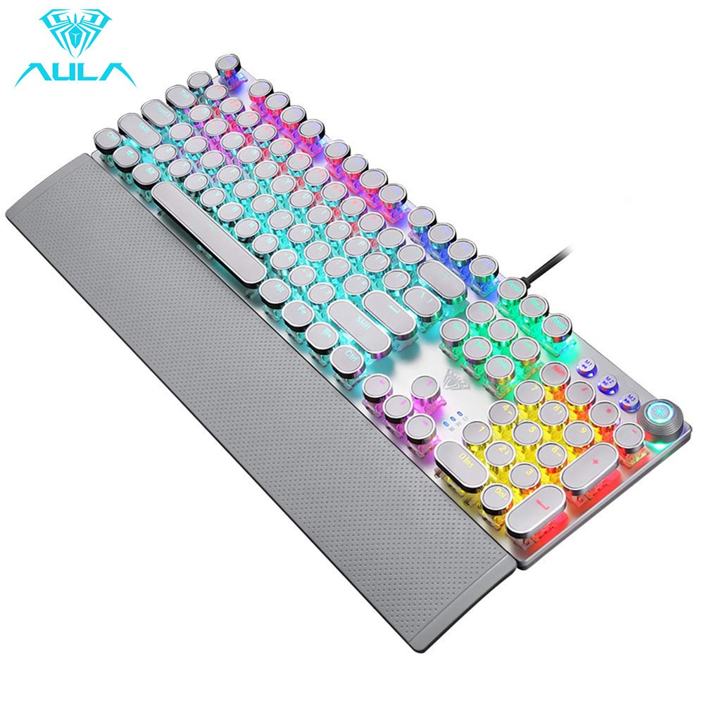AULA F2088WPK Mechanical Gaming Keyboard Detachable wrist rest ...