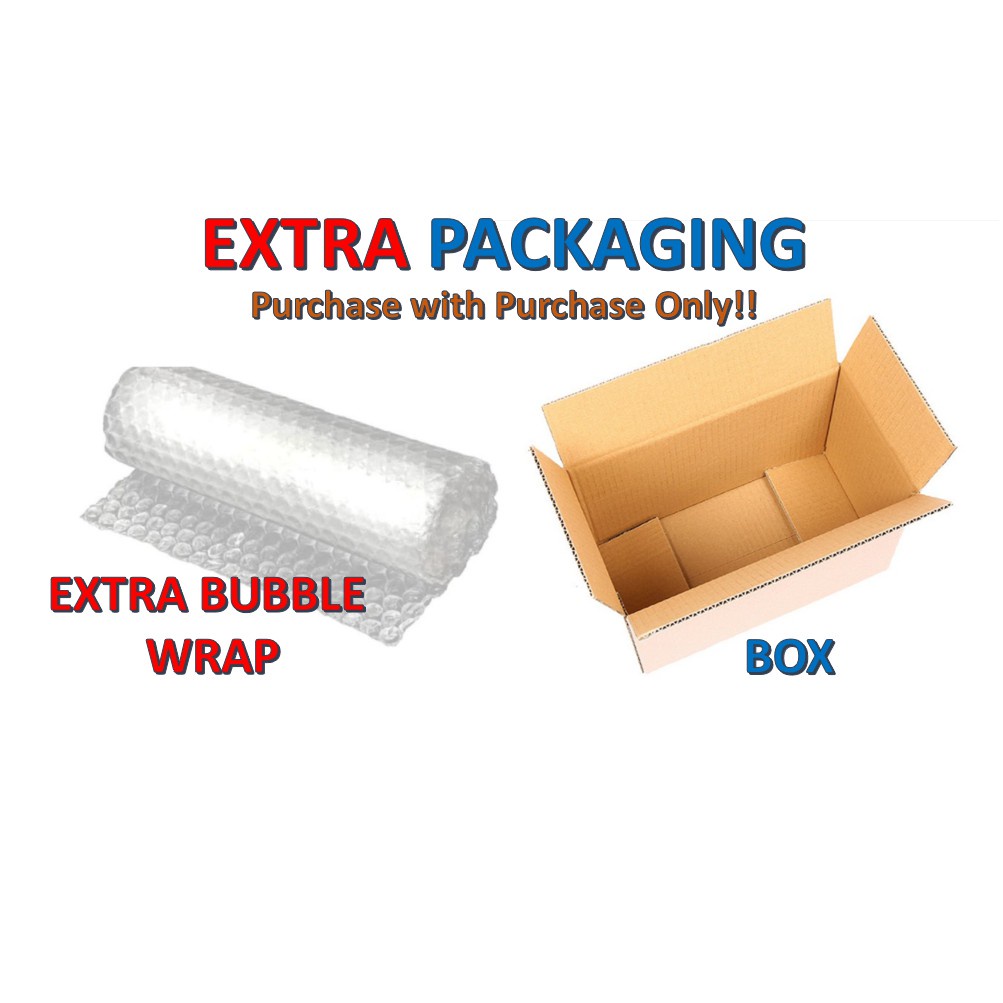 ADD-ON-DEAL TAMBAH KOTAK + BUBBLE WRAP EXTRA PACKAGING EXTRA PROTECTION EXTRA SAFE JAMIN BARANG ...