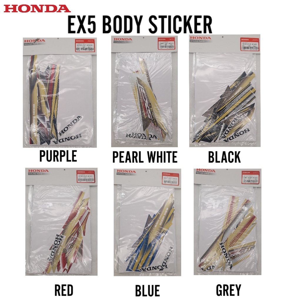 EX5 HIGH POWER / EX5 DREAM STICKER STRIPE ORIGINAL HONDA | Shopee Malaysia