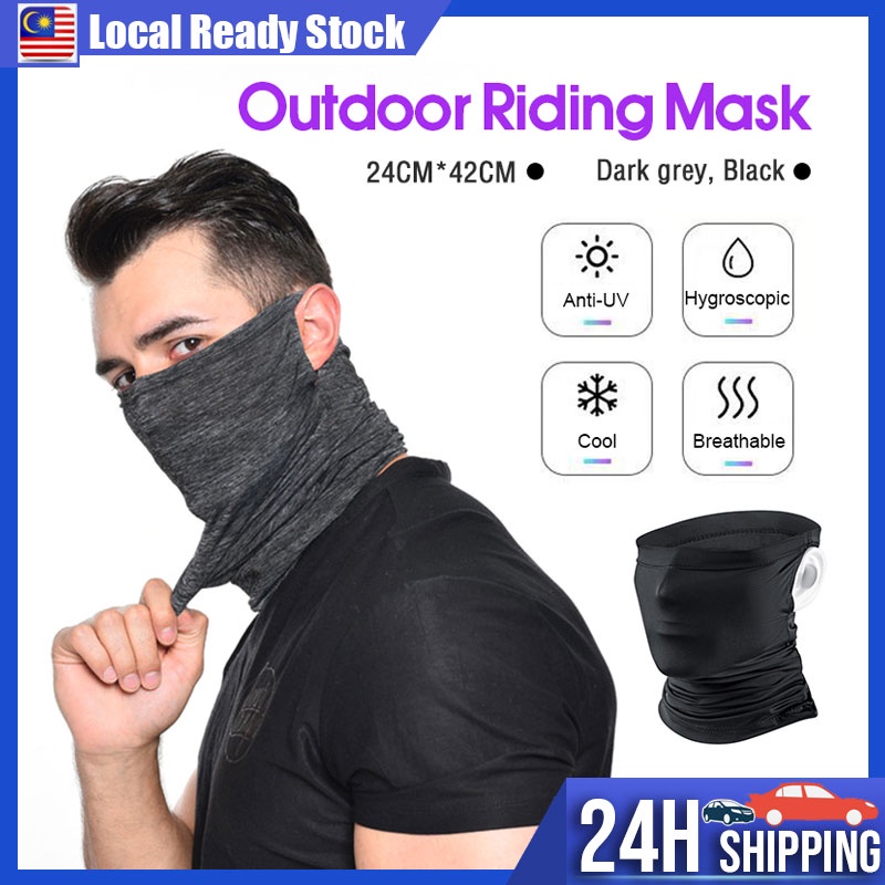 Motorcycle Head Scarf Cycling Full Face Mask Bandana Anti UV Head Cover ...