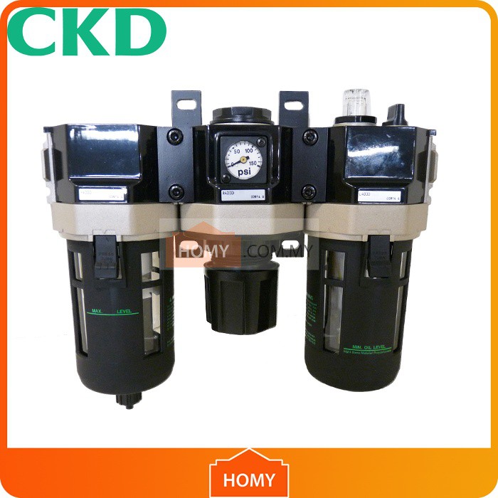 CKD C4000-15 FRL Integrated Air Filter, Regulator and Lubricator 1/2 ...