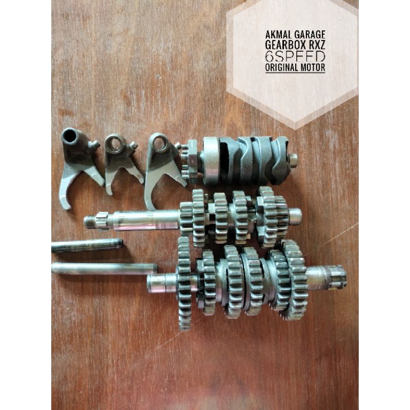 SPAREPART RXZ ORIGINAL MOTOR ( GEARBOX RXZ 6SPEED ORIGINAL MOTOR ...