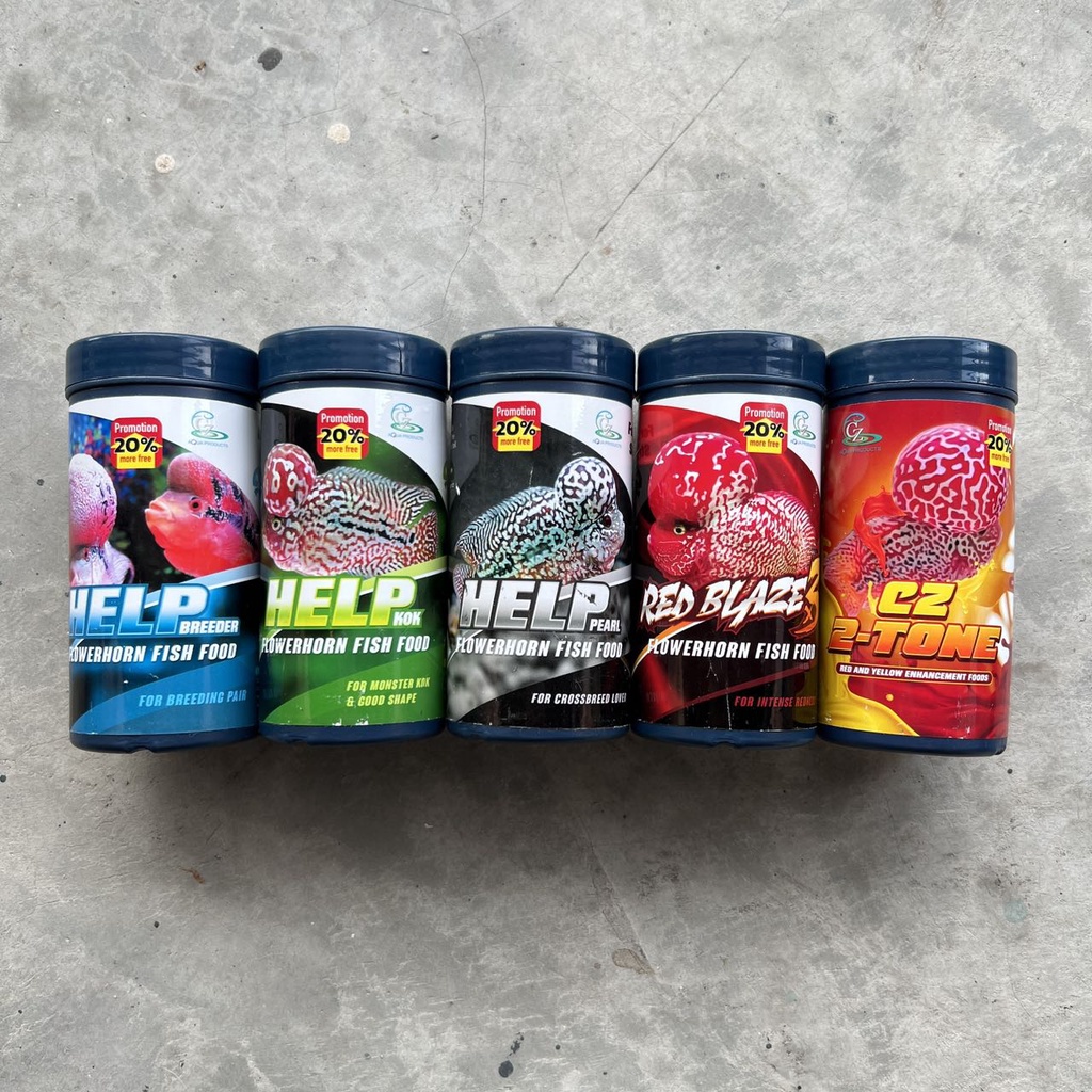 CZ Premium Flowerhorn Fish Food 100G | Shopee Malaysia