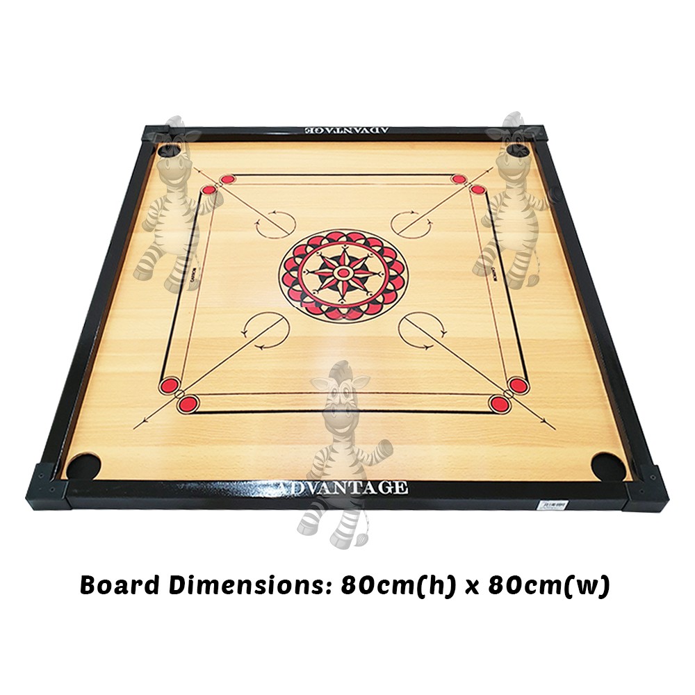 Carrom Board / Congkat / Mini Carrom Board / Papan Kayu Carrom Free ...