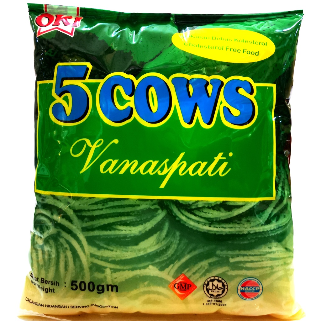 OKI 5 COWS VANASPATI MINYAK SAPI 500G | Shopee Malaysia