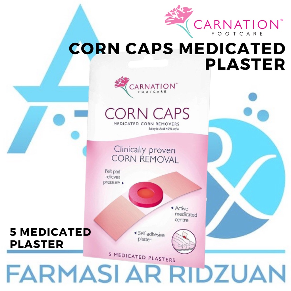 Carnations Corn Caps 5 Medicated Plaster | Shopee Malaysia