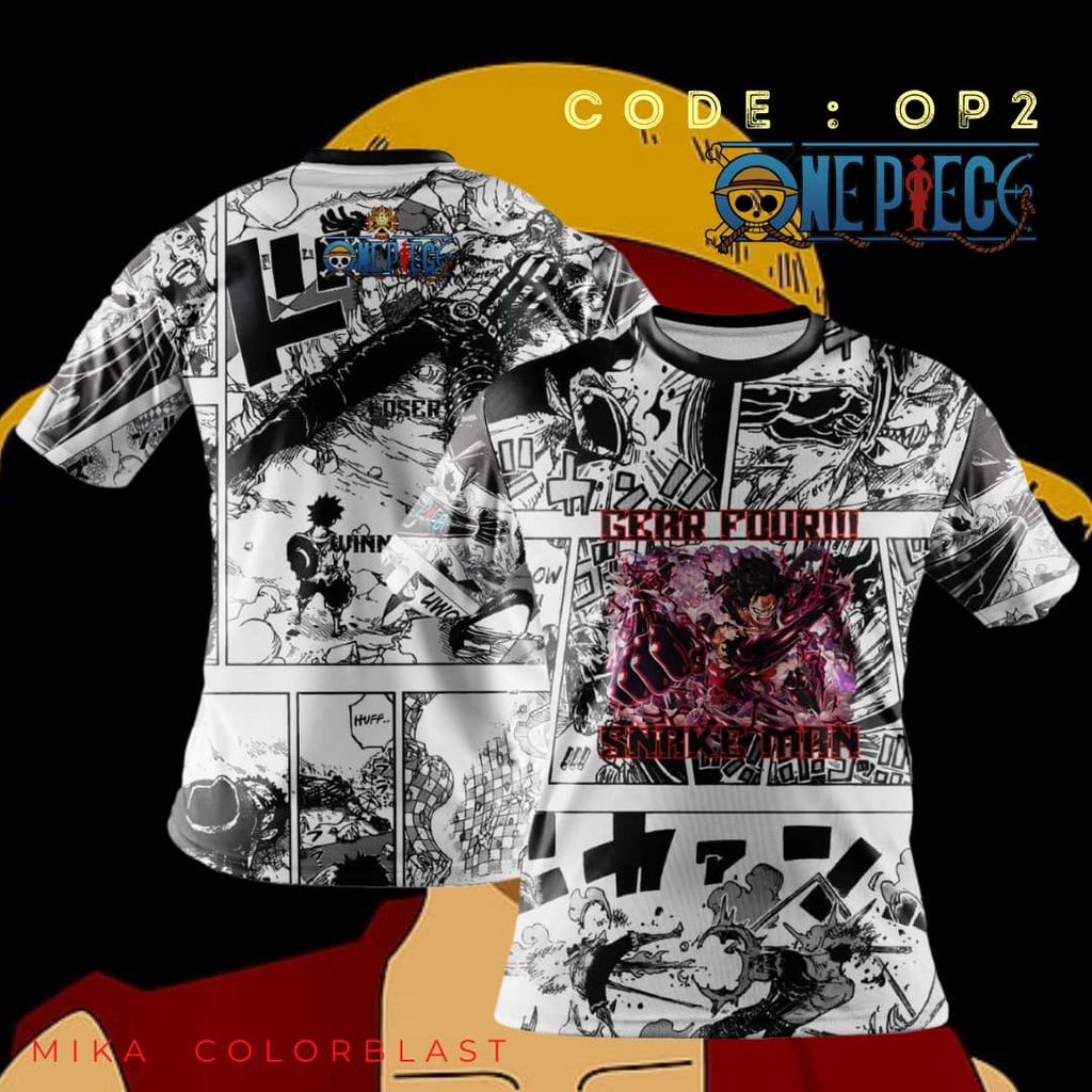 ANIME ONE PIECE SHIRT( LUFFY ) | Shopee Malaysia