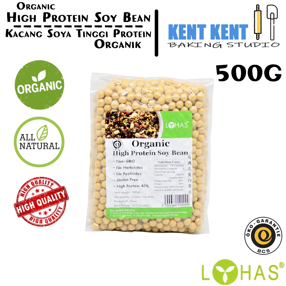 LOHAS Organic High Protein Soy Bean/ Kacang Soya Tinggi Protein Organik ...