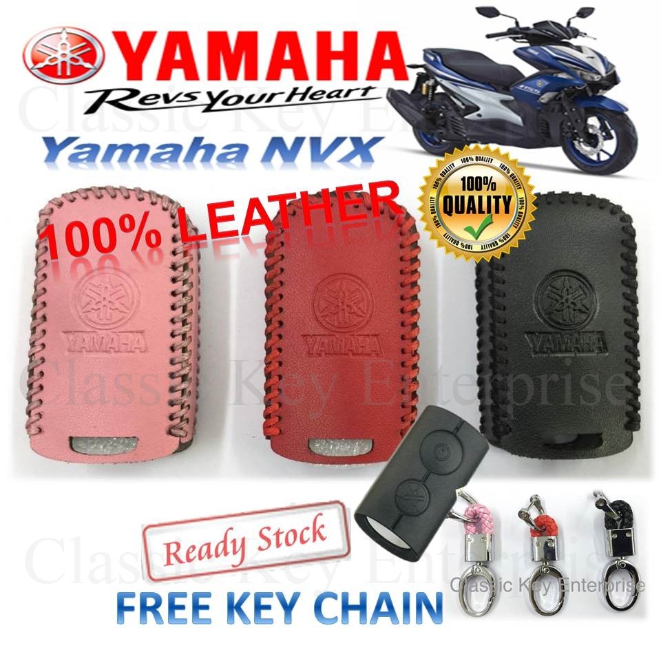Yamaha nvx xmax aerox 100% leather key cover | BeeCost