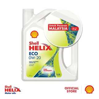 Shell Helix ECO 0W-20 Fully Synthetic Engine Oil (3.5L) | Shopee Malaysia