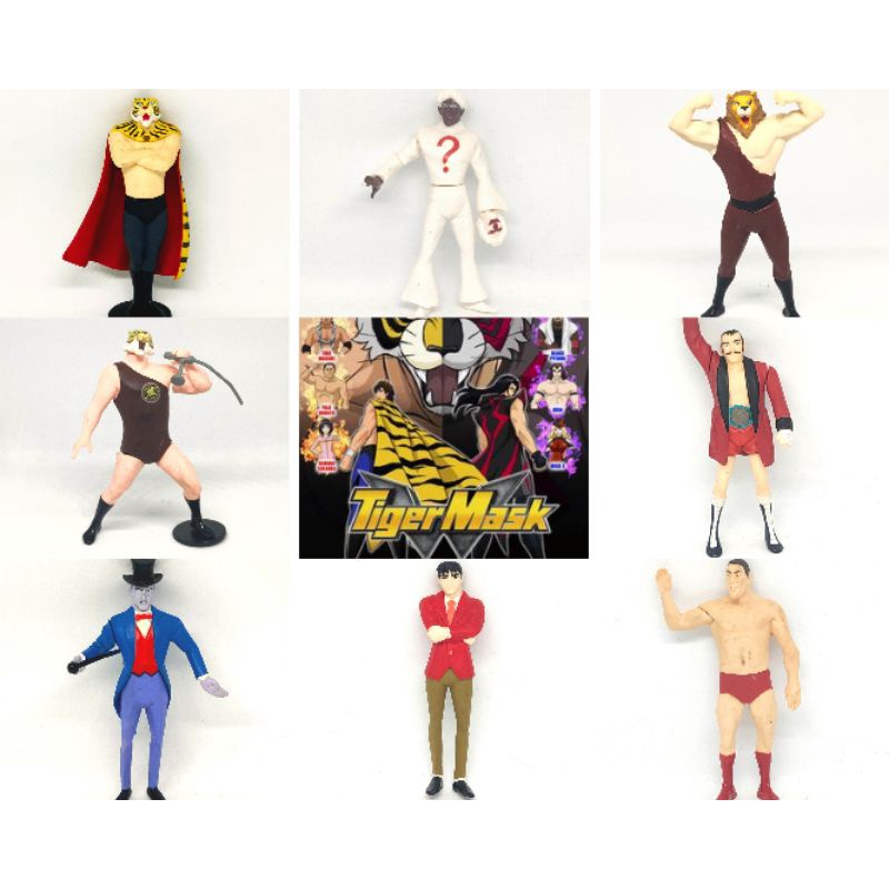 Original Vintage Bandai Tiger Mask Figure Set | Shopee Malaysia