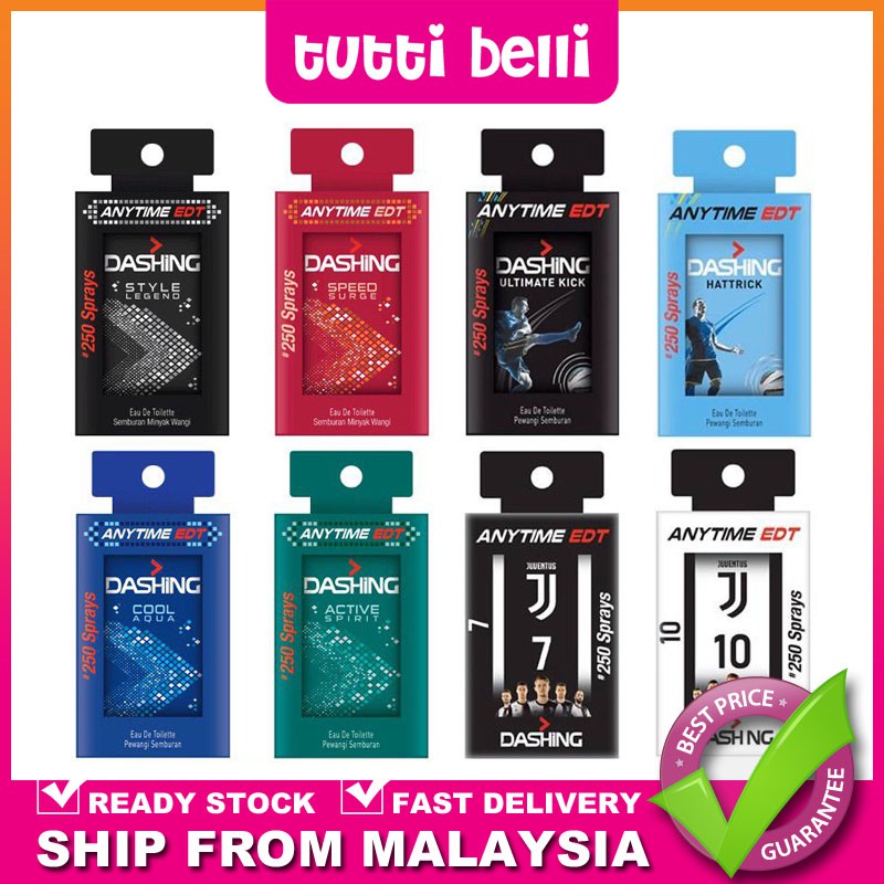 Dashing Anytime EDT Pocket 18ml / Perfume / Minyak Wangi | Shopee Malaysia