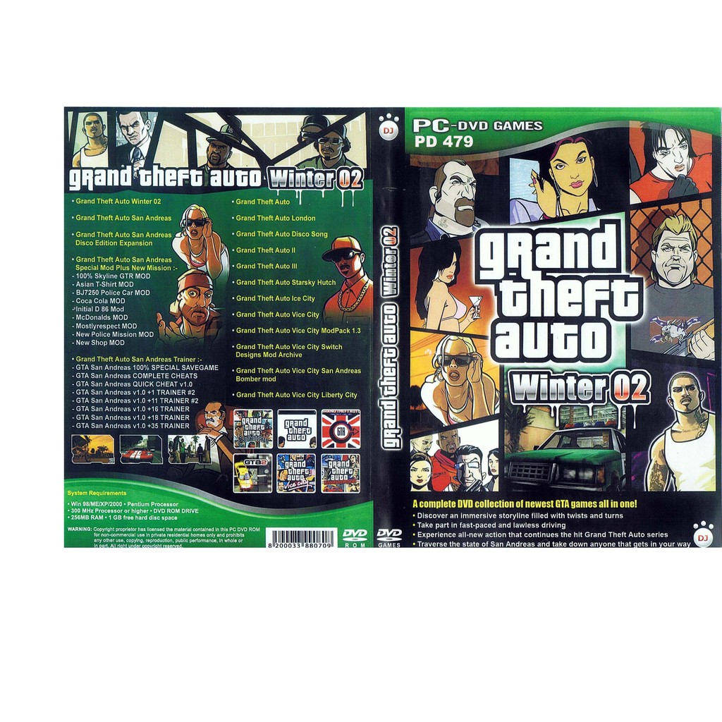 PC game GTA WINTER 02 - Multiple Games - 1 DVD | Shopee Malaysia