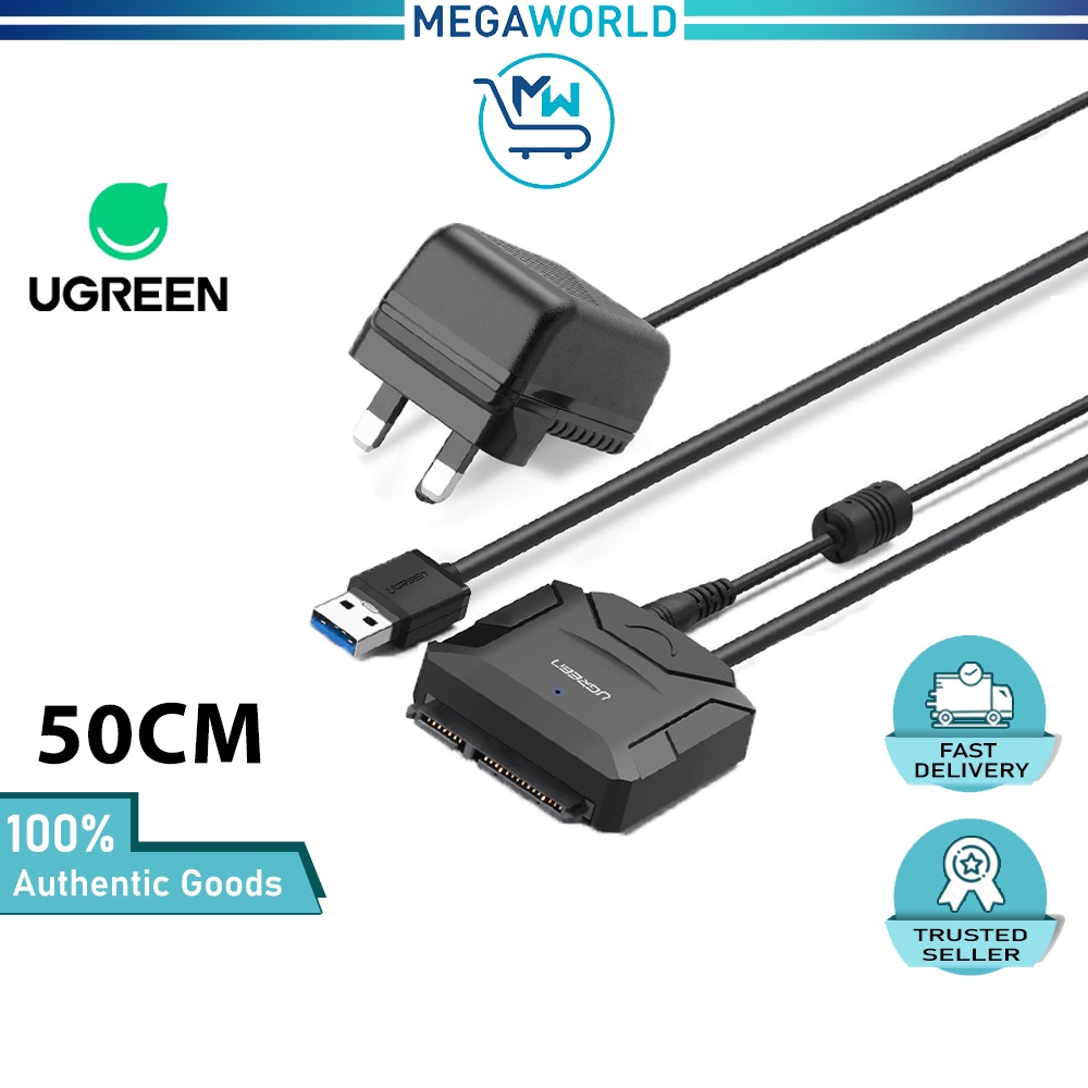 UGREEN SATA to USB 3.0 Adapter Cable 2.5 3.5 HDD SSD Sata Adapter Hard ...