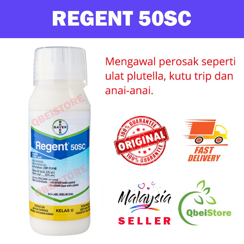 Regent 50SC 500ML #Bayer / Mengawal Perosak / Anai-Anai Semut Lipas ...